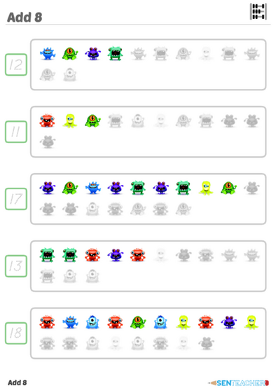 Addition Worksheets Sen Teacher SEN Teacher : Mathematics Printables