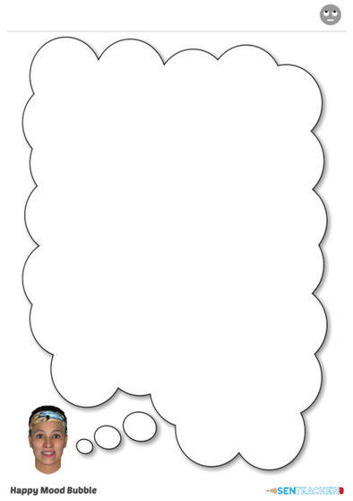 Thought Bubble Template Printable