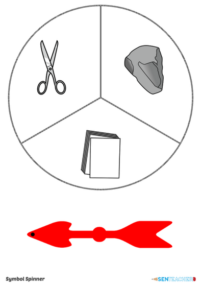 SEN Teacher : Symbol Spinners ⋆ Printable AAC Support